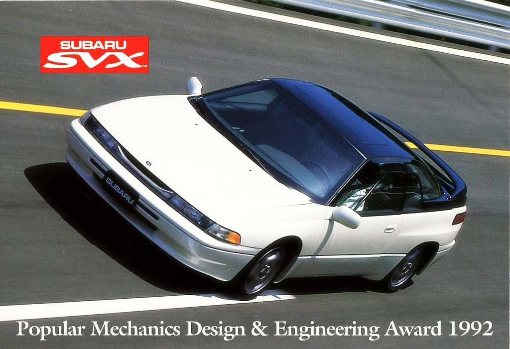 Subaru SVX technical specifications and fuel economy